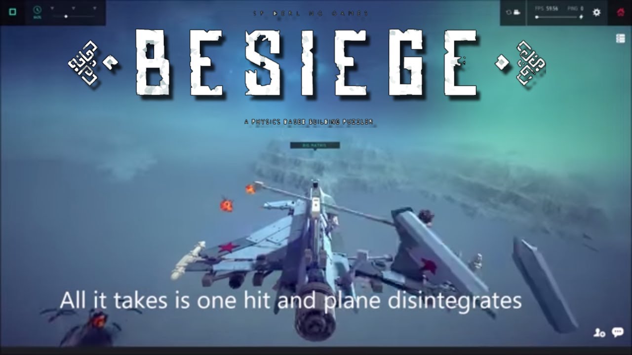 Jet Fighters Vs AA Cannons #3 | Besiege Multiplayer - YouTube
