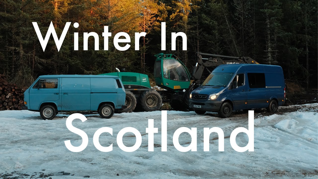 Winter In Scotland - Van Road Trip Cinematic Travel Film - YouTube