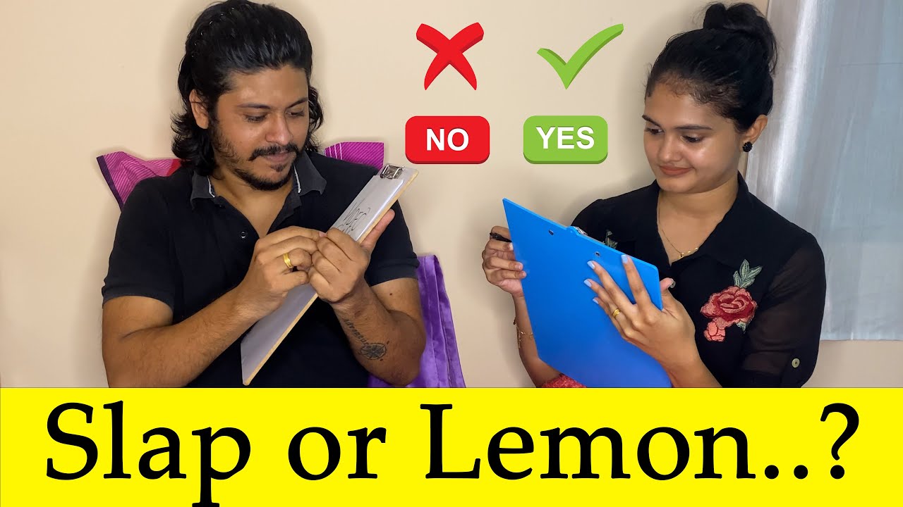 How Well Do We Know Each Other | Get to know us task | Slap or Lemon ...