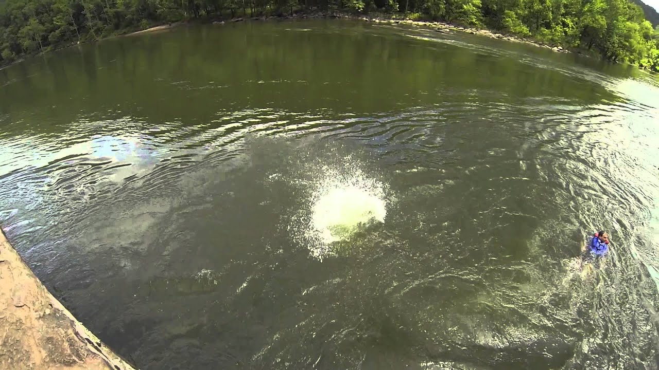 New River Gorge Jump Rock - YouTube