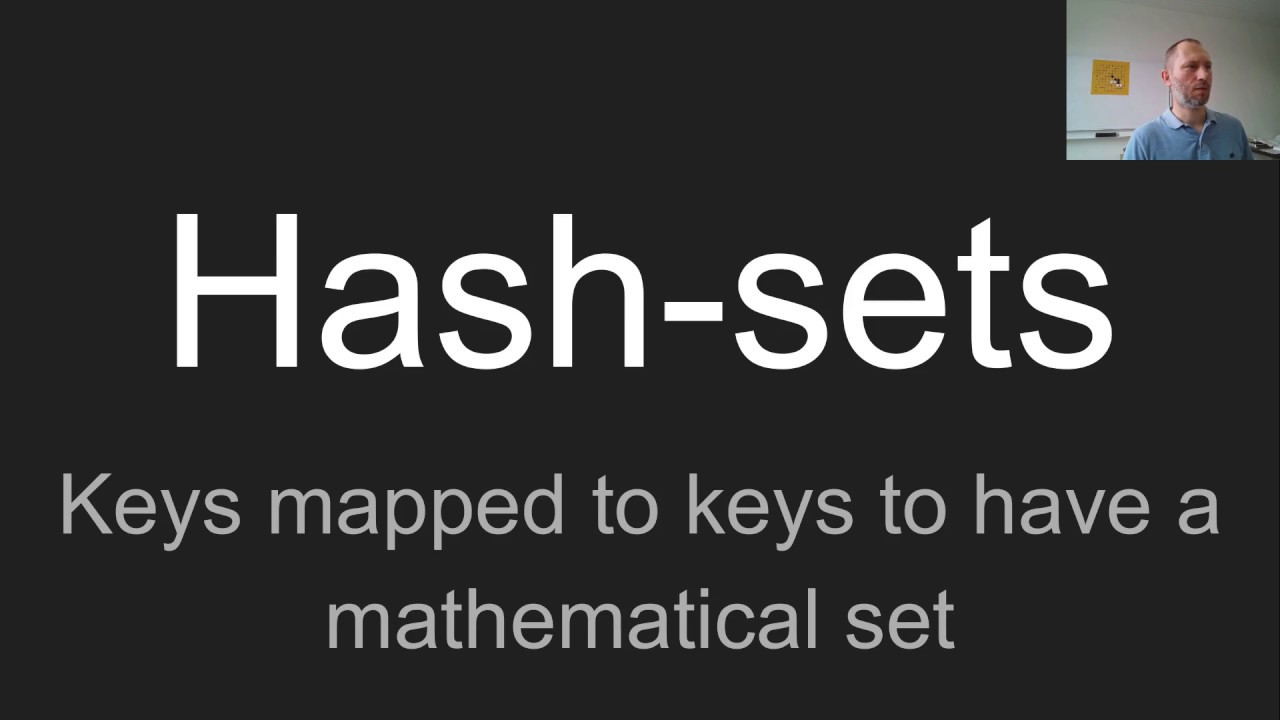 Hash Sets Youtube