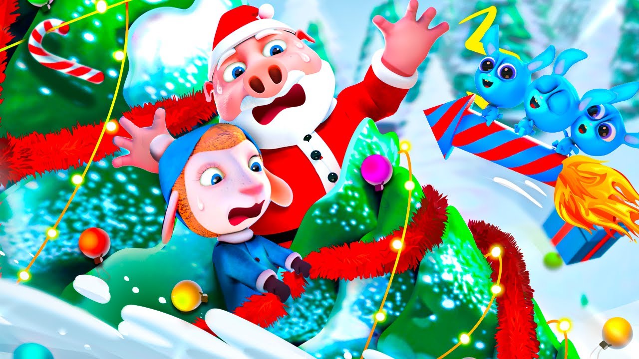 Holiday Mayhem🎅🐰😹 Christmas Adventure🎅🐰😹 Nursery Rhymes & Kids Songs ...