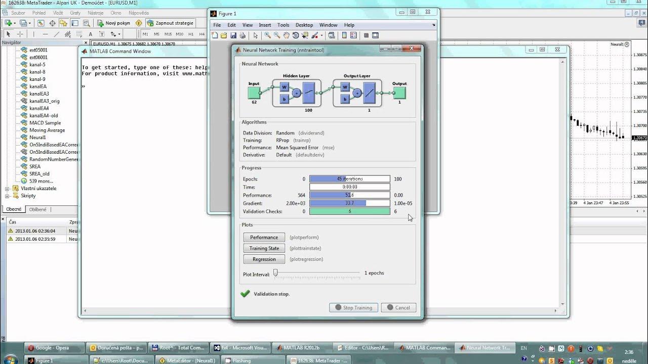 matlab metatrader neural networks - YouTube