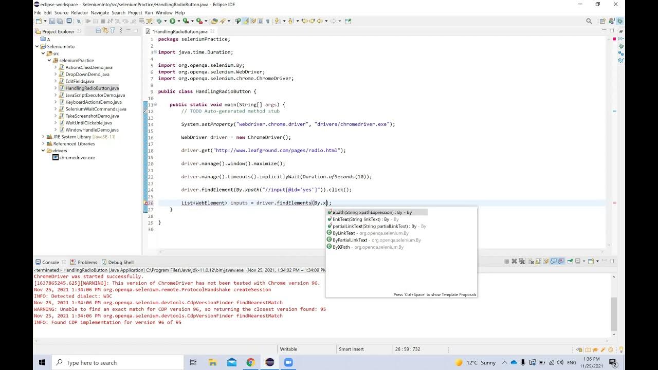 How to handle radio button and checkboxes in Selenium - YouTube
