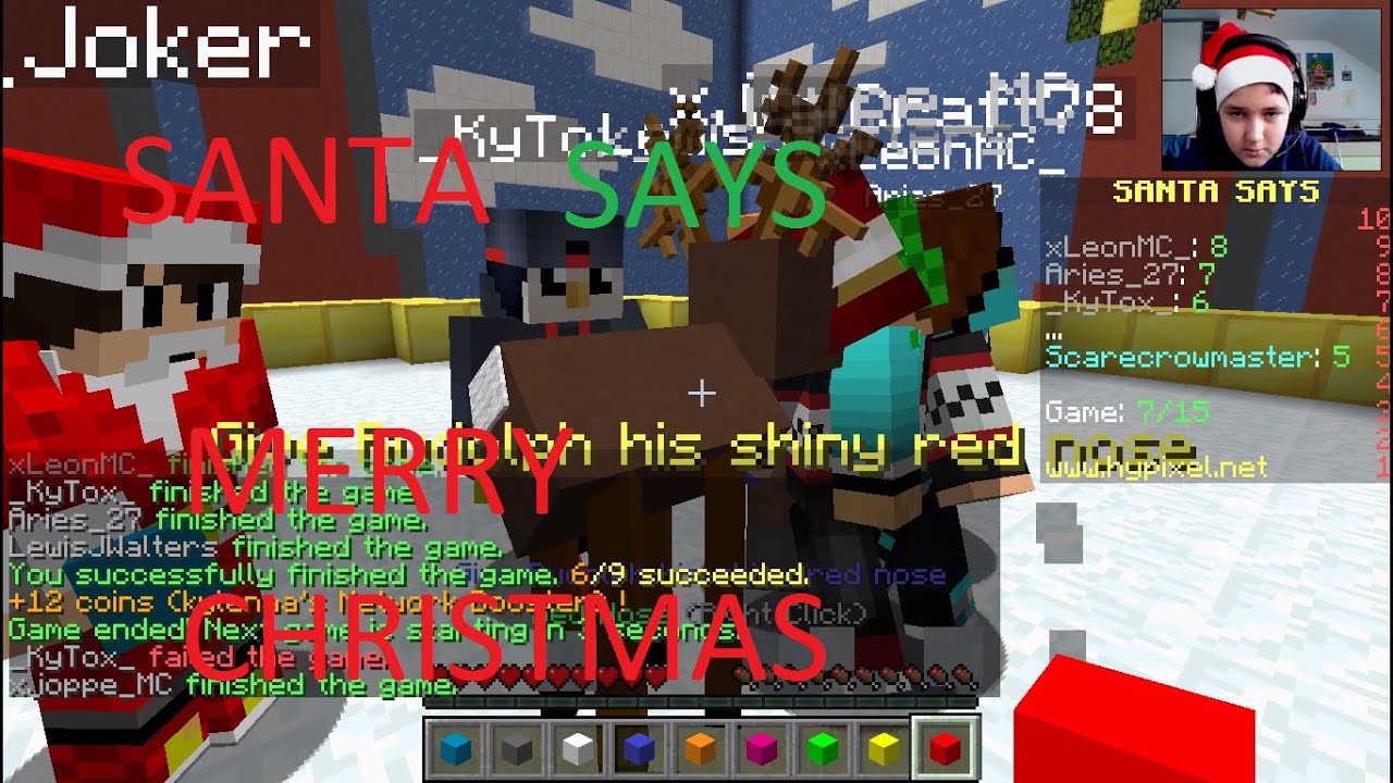 Santa says game 6X | christmas celebration 1/2 - YouTube