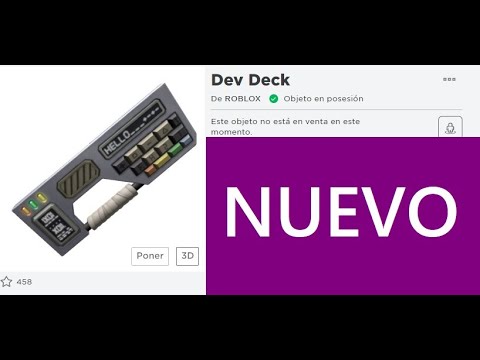 👉COMO conseguir el NUEVO PROMOCODE dev deck de ROBLOX😎👍 - YouTube
