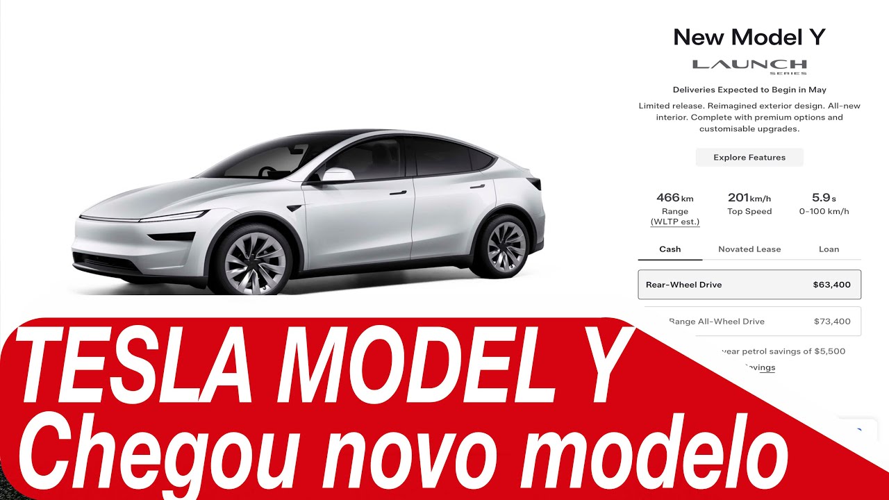 TESTA MODEL Y - NOVO MODELO está aí!!! - YouTube