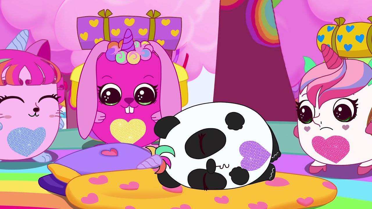 RAINBOCORNS | Episode 6 - "A Pandacorn is born!" | Cartoons for ...