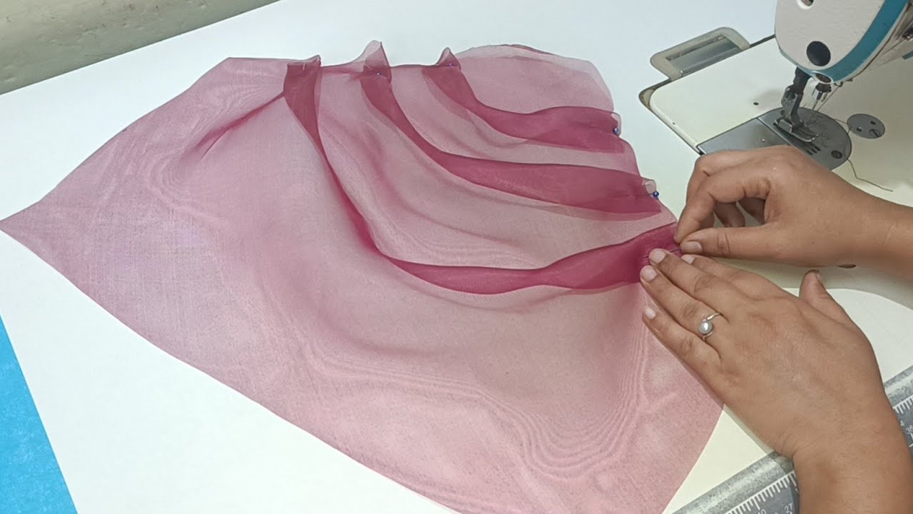 Cowl sleeves design Cutting And Stitching | Designer Blouse Sleeves ...