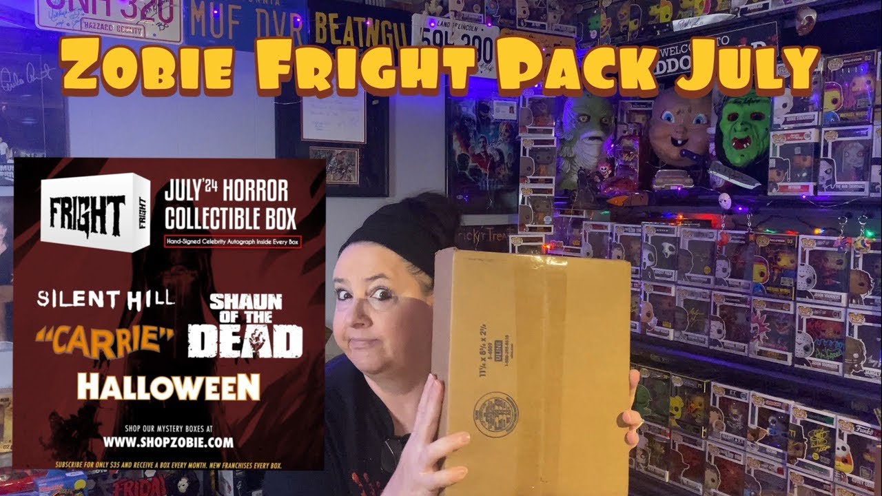 Unboxing Zobie Fright Horror Pack for July 2024 - YouTube