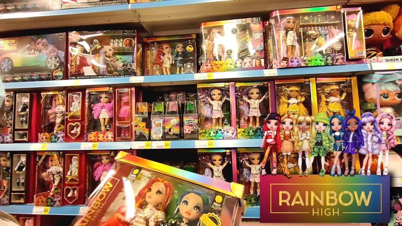 Tour na Loja 🎉 RAINBOW HIGH e Barbie 🌈 Comprei Minha Primeira Rainbow ...