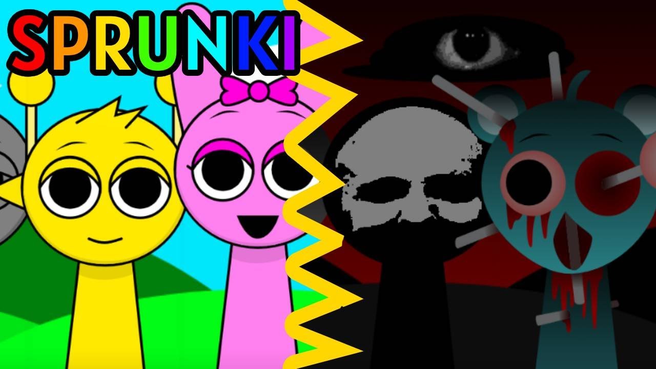 Behind the smiles of these cute creature is dark secret (sprunki) - YouTube