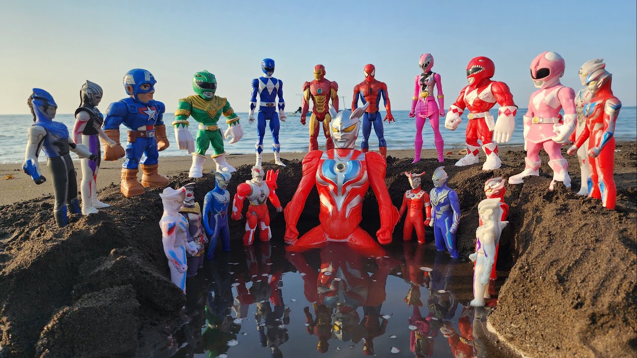 ULTRAMAN ZERO BERENDAM DI KUBANGAN AIR, ULTRAMAN TARO, ULTRAMAN DYNA ...