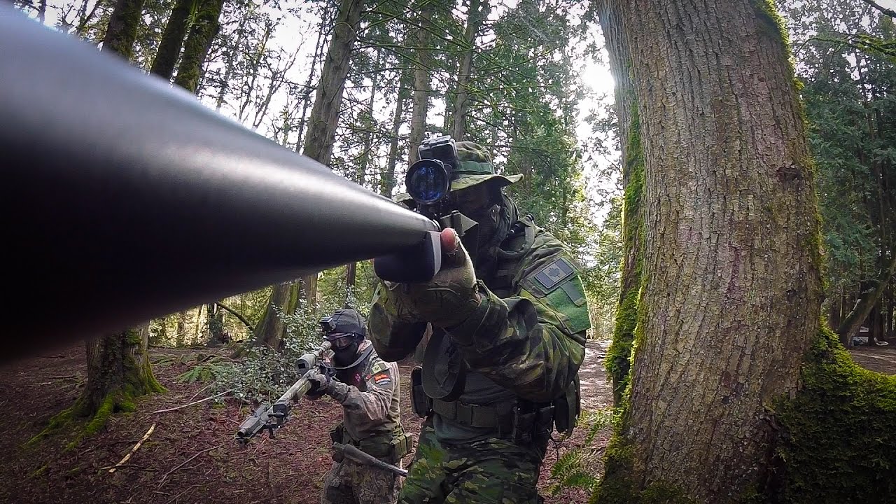 Airsoft Sniper - Scope Cam Highlights - Panther Airsoft - YouTube