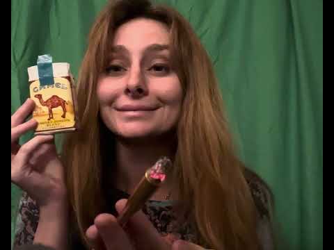 Smoking a FILTERLESS CAMEL (inside of a storage unit)