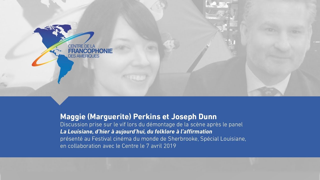 Discussion avec les Franco-Louisianais Maggie Perkins et Joseph Dunn ...