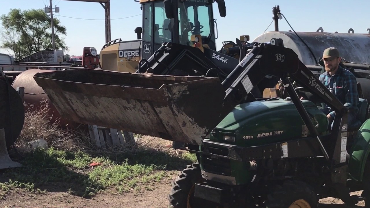 AgraCat 2920 Compact Utility Tractor - YouTube