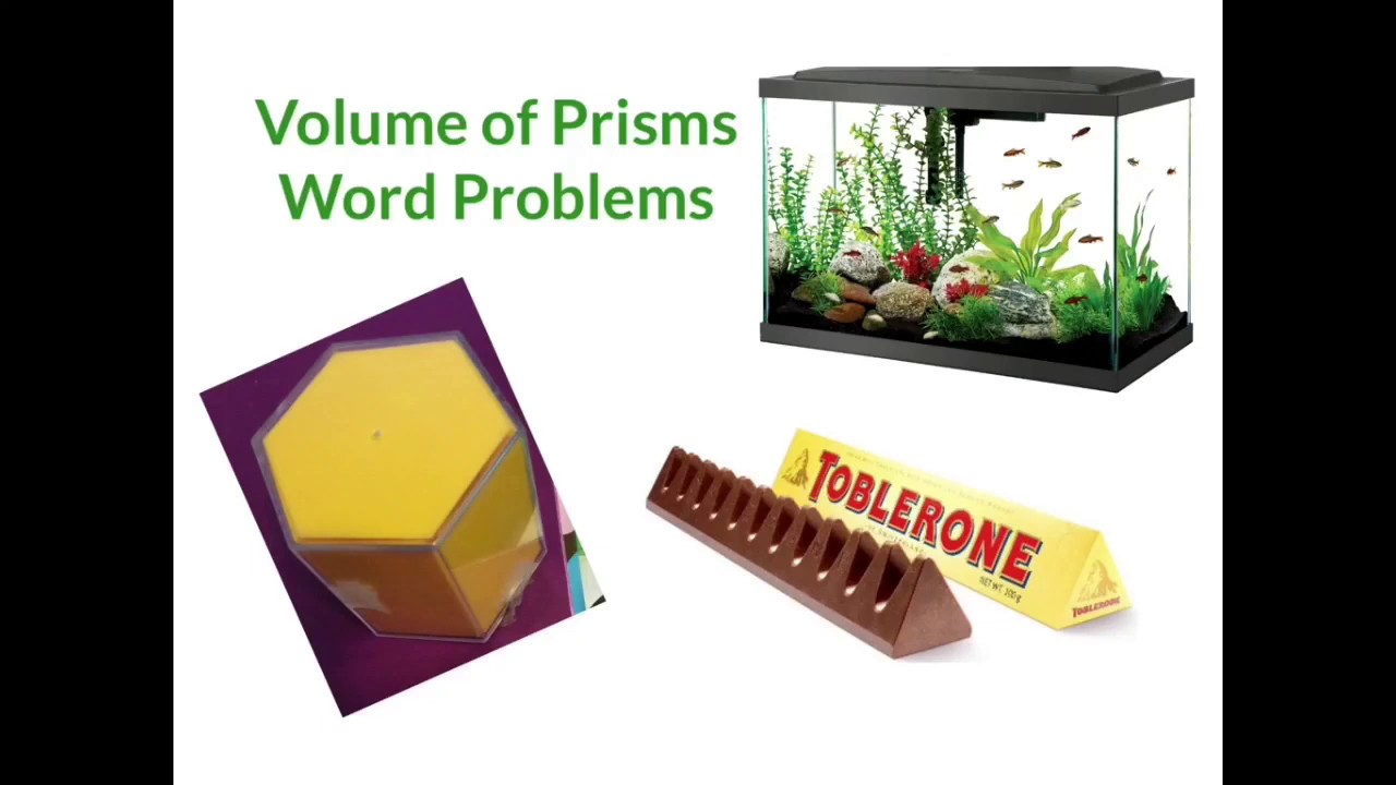 Word Problems with Prisms - YouTube