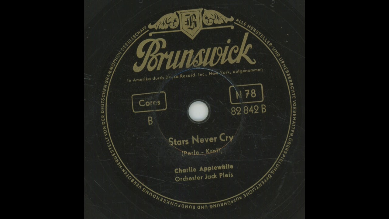 Stars never cry - Charlie Applewhite, Jack Pleis & Sein Orchester - YouTube