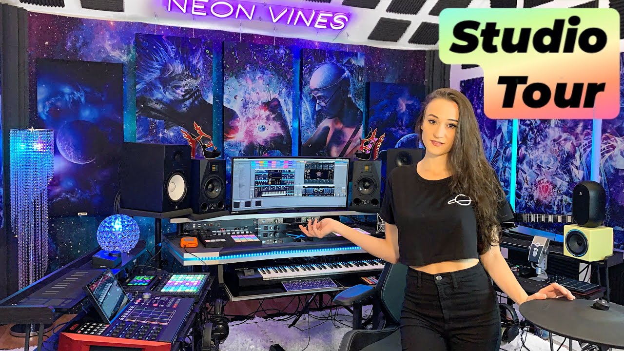Studio Tour 2020 | Neon Vines - YouTube