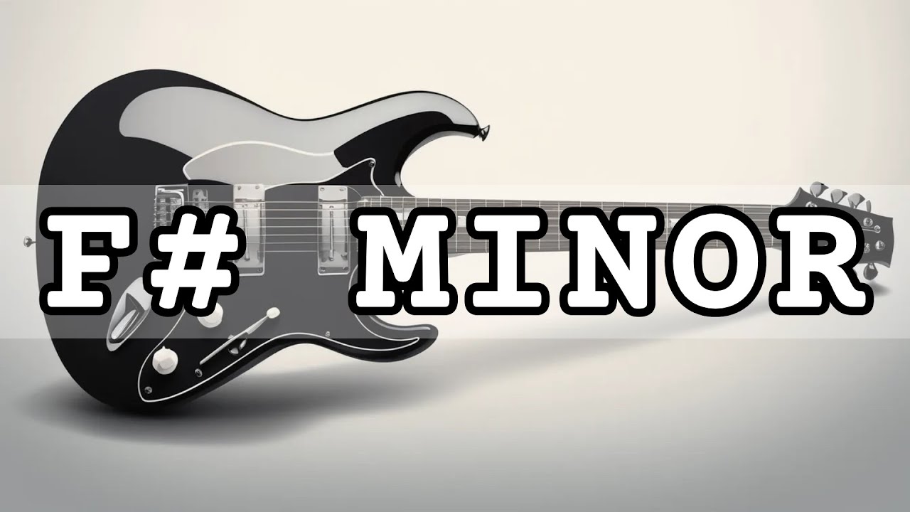 Hard Rocking Guitar Backing Track In F# Minor - YouTube