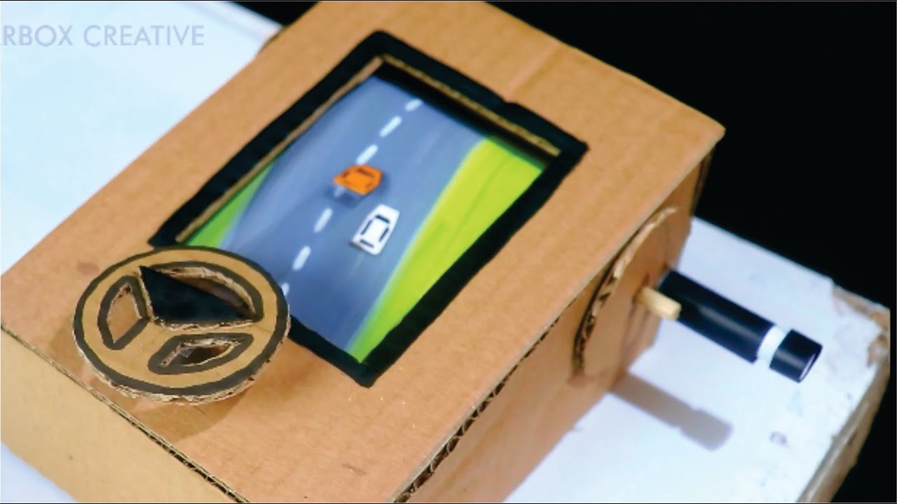 How To Make CAR RACING GAME From Cardboard how-to-make-car-racing-game-from-cardboard
