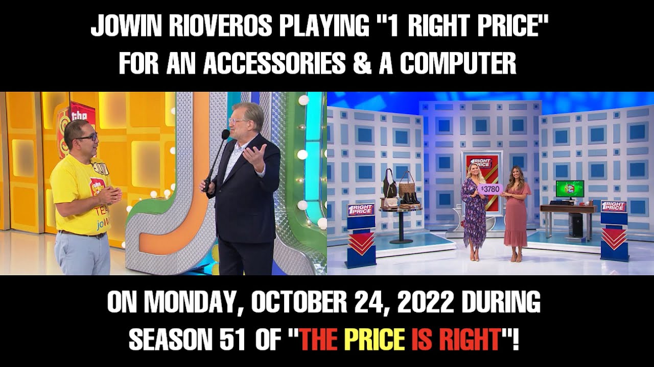 TPiR (10/24/2022) Season 51: Jowin Rioveros | "1 Right Price" For An ...
