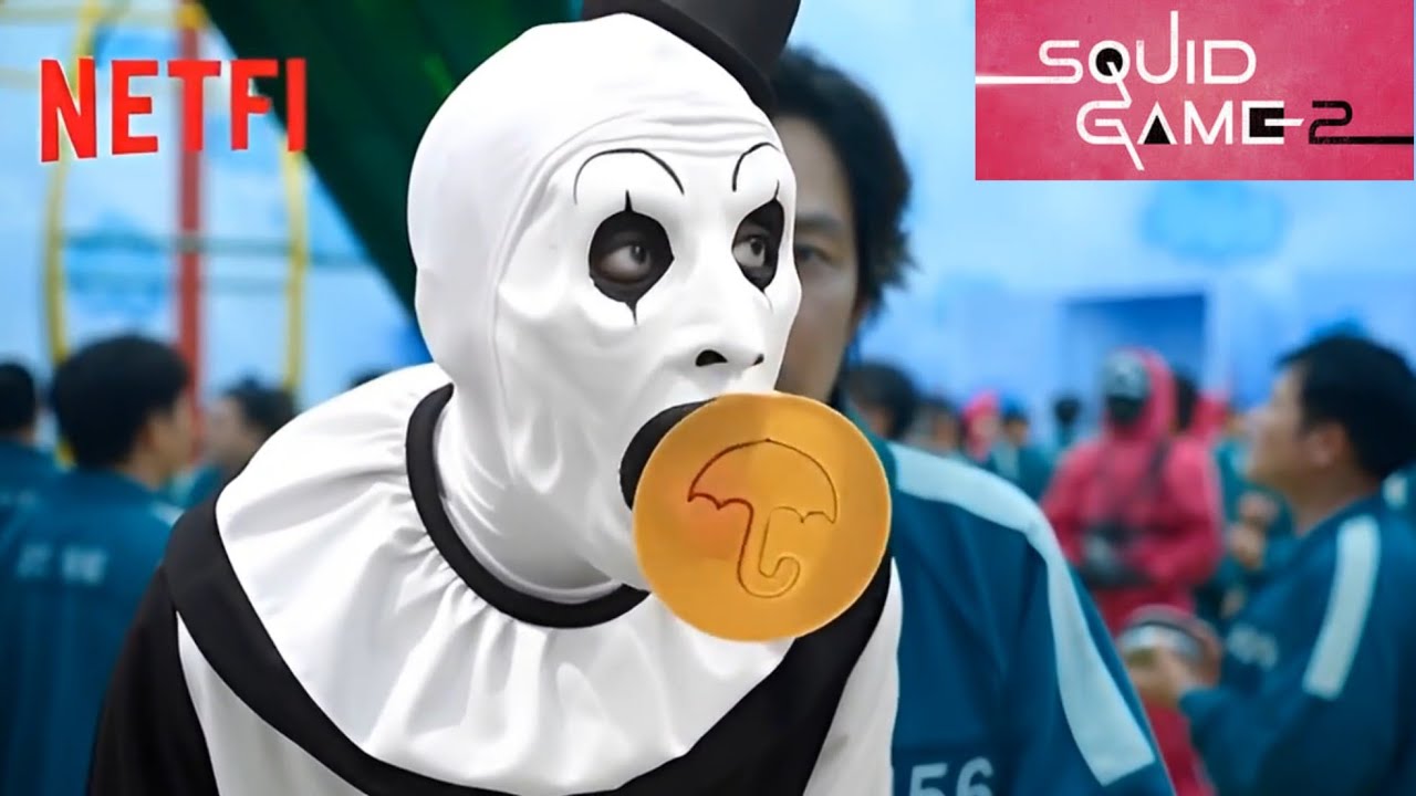 Art the Clown joins Squid game l Dalgona candy game l Parody. - YouTube