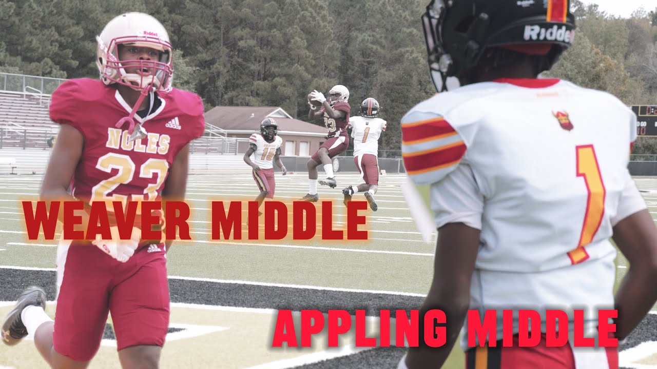 Weaver Middle School vs Appling Middle School #BallSoHardFam - YouTube
