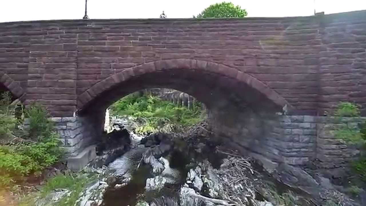 Wappinger Creek Falls at the Main St Bridge - YouTube