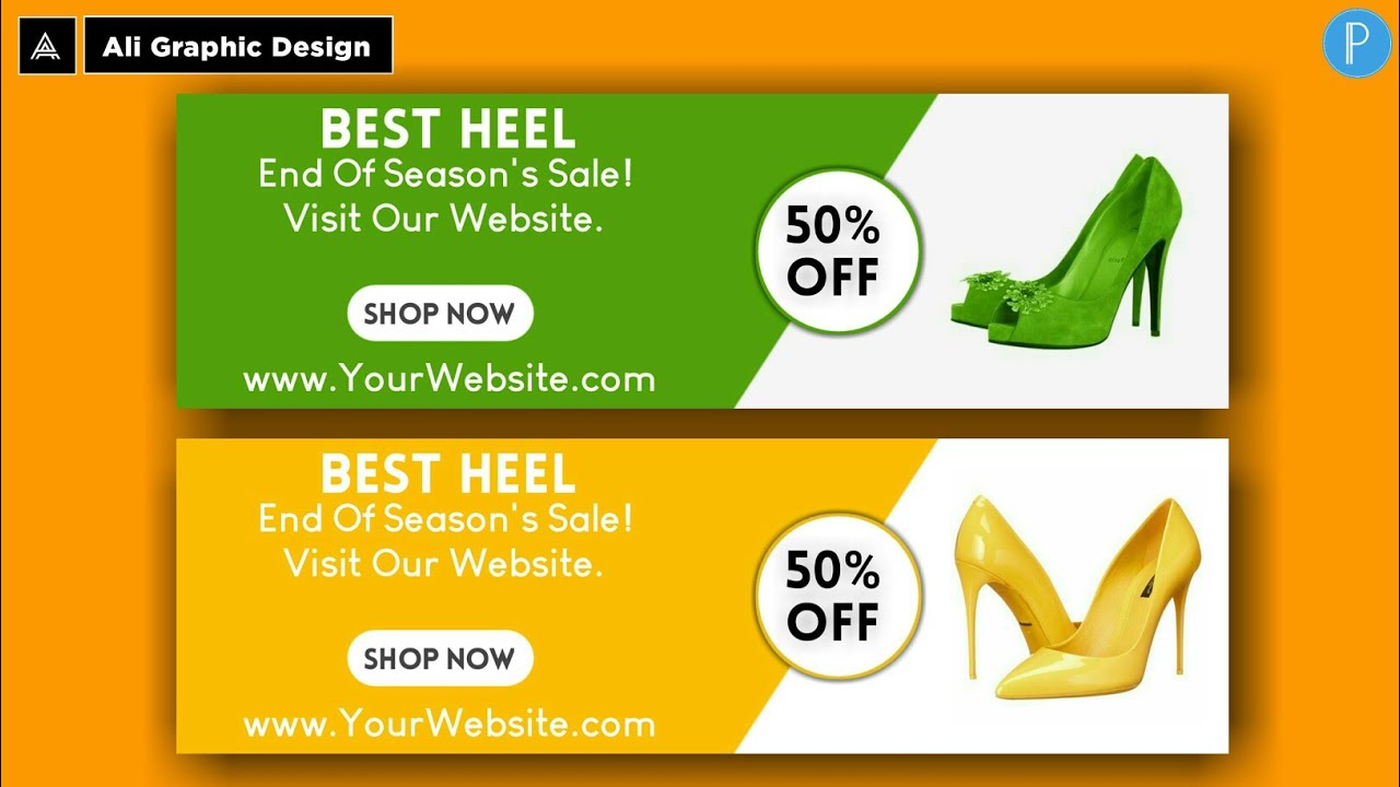 How To Make Heel Sandal Ads In Pixellab || AliGraphicDesignYT - YouTube