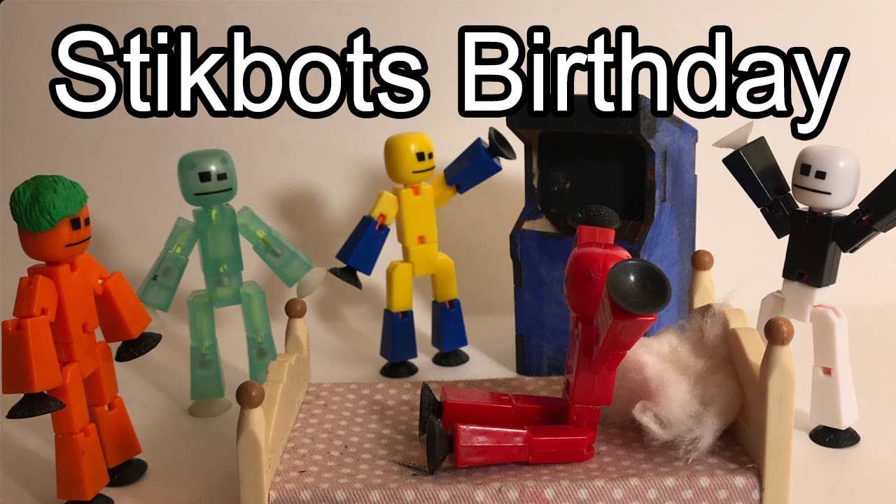 Stikbots Birthday #stikbot - YouTube