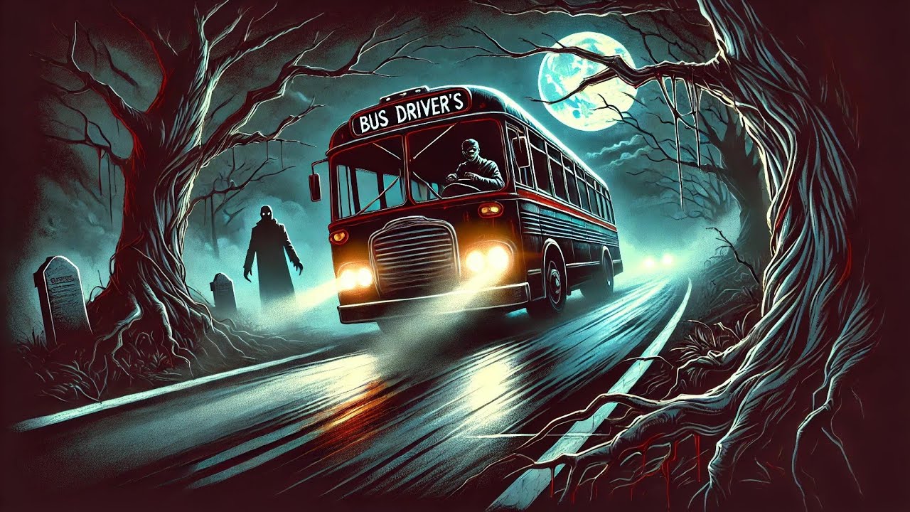 BUS DRIVER'S NIGHT AND THE SCARY RIDE | #scarystories # ...