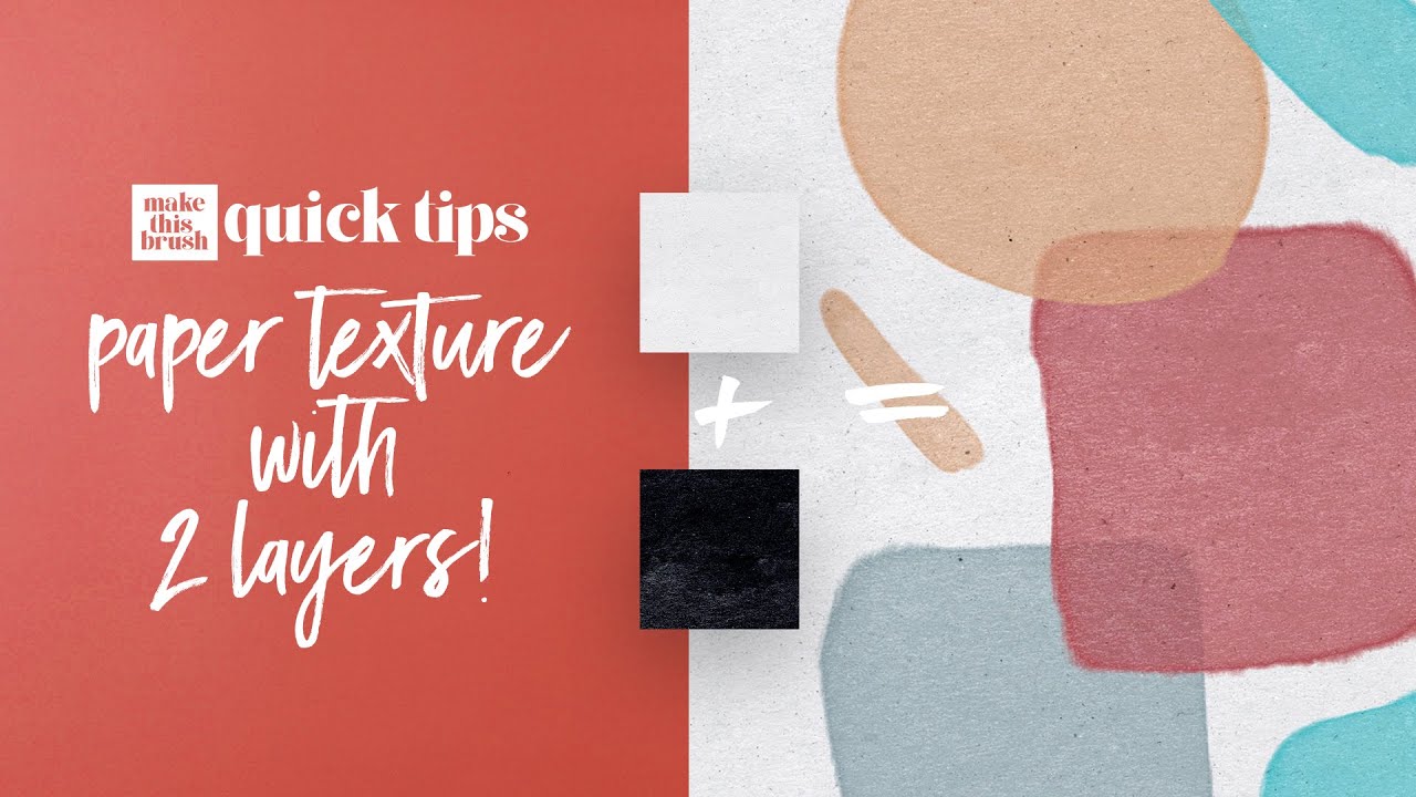 Paper Texture In PROCREATE With 2 Layers YouTube Paper Texture In PROCREATE With 2 Layers YouTube