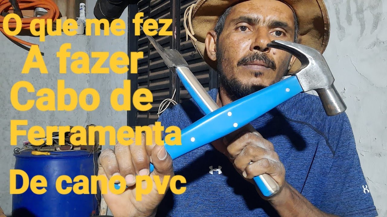 O que me fez fazer cabo de ferramenta de cano pvc Veja no vídeo - YouTube