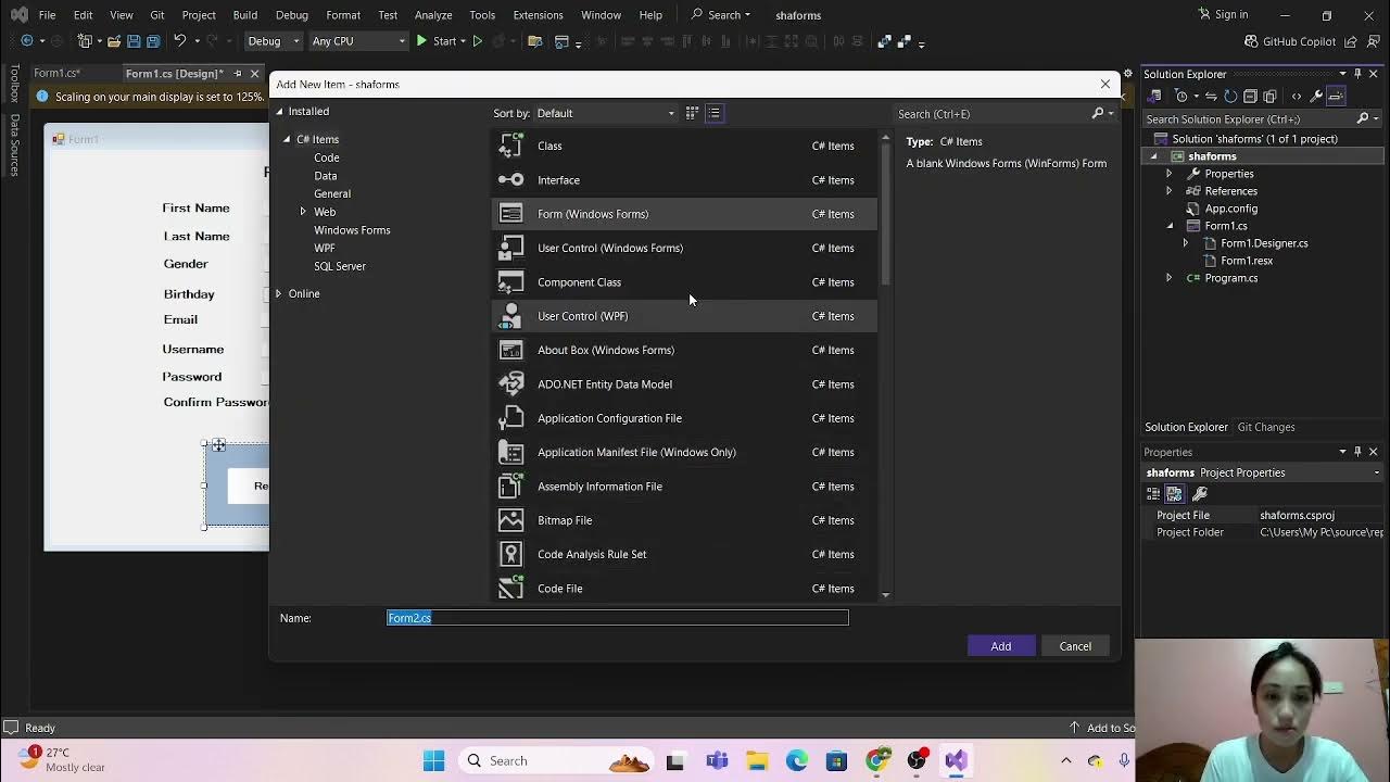 Login and Registration Project in VB.Net Windows Forms Application with a Database Connection ...