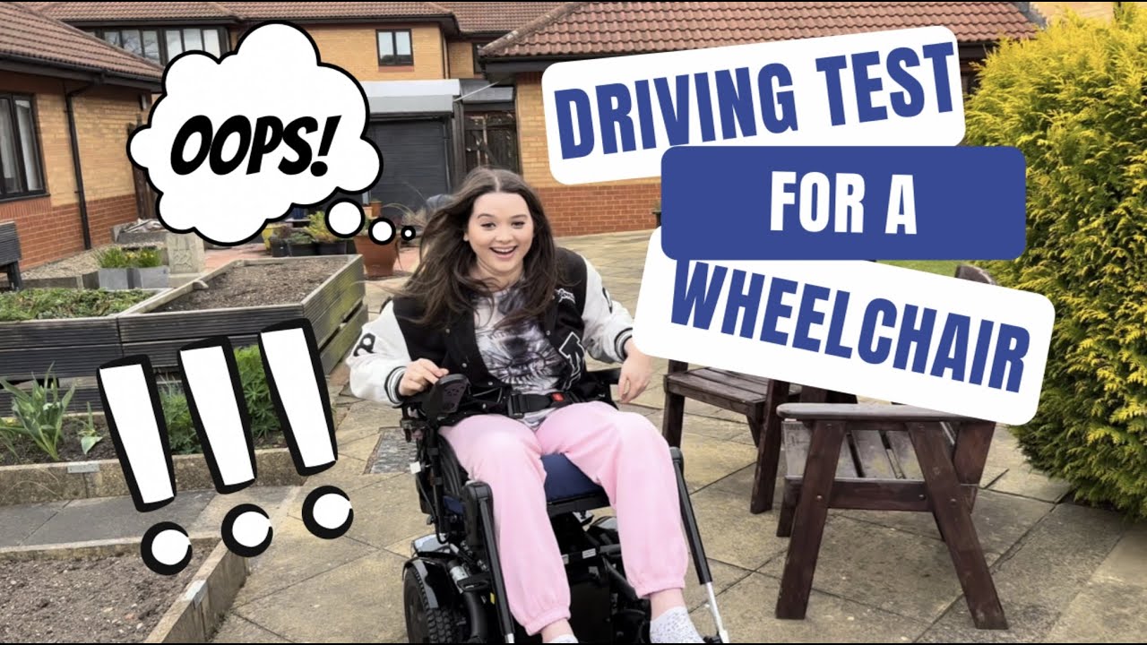 They Made Me Take A DRIVING TEST! * New WHEELCHAIR * - YouTube