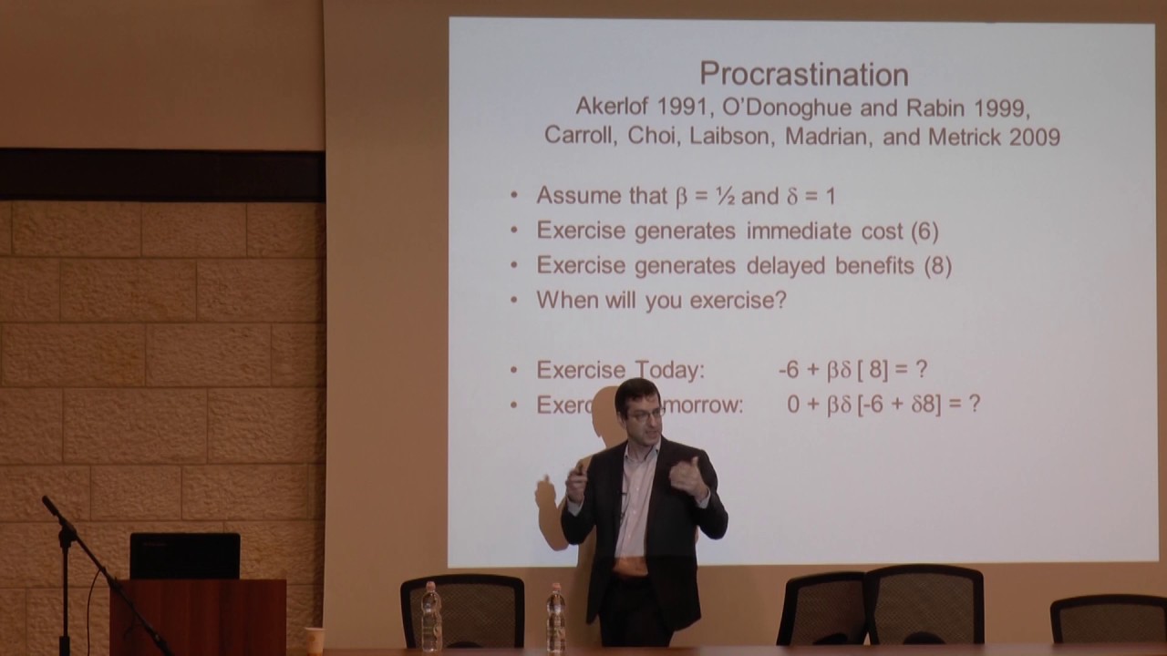 Prof. David Laibson - Self-control, Paternalism and Freedom - YouTube