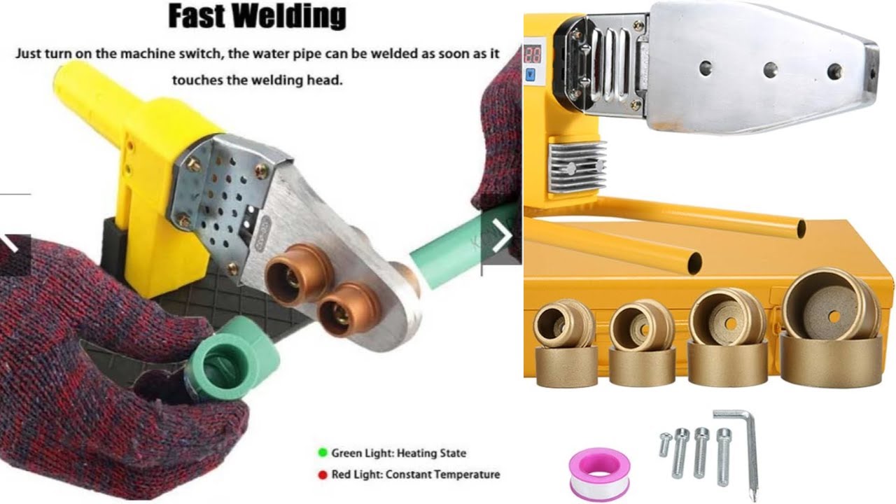 Plastic Tube Welding Tools | PVC Pipe Welding | Portable Plastic Hot ...