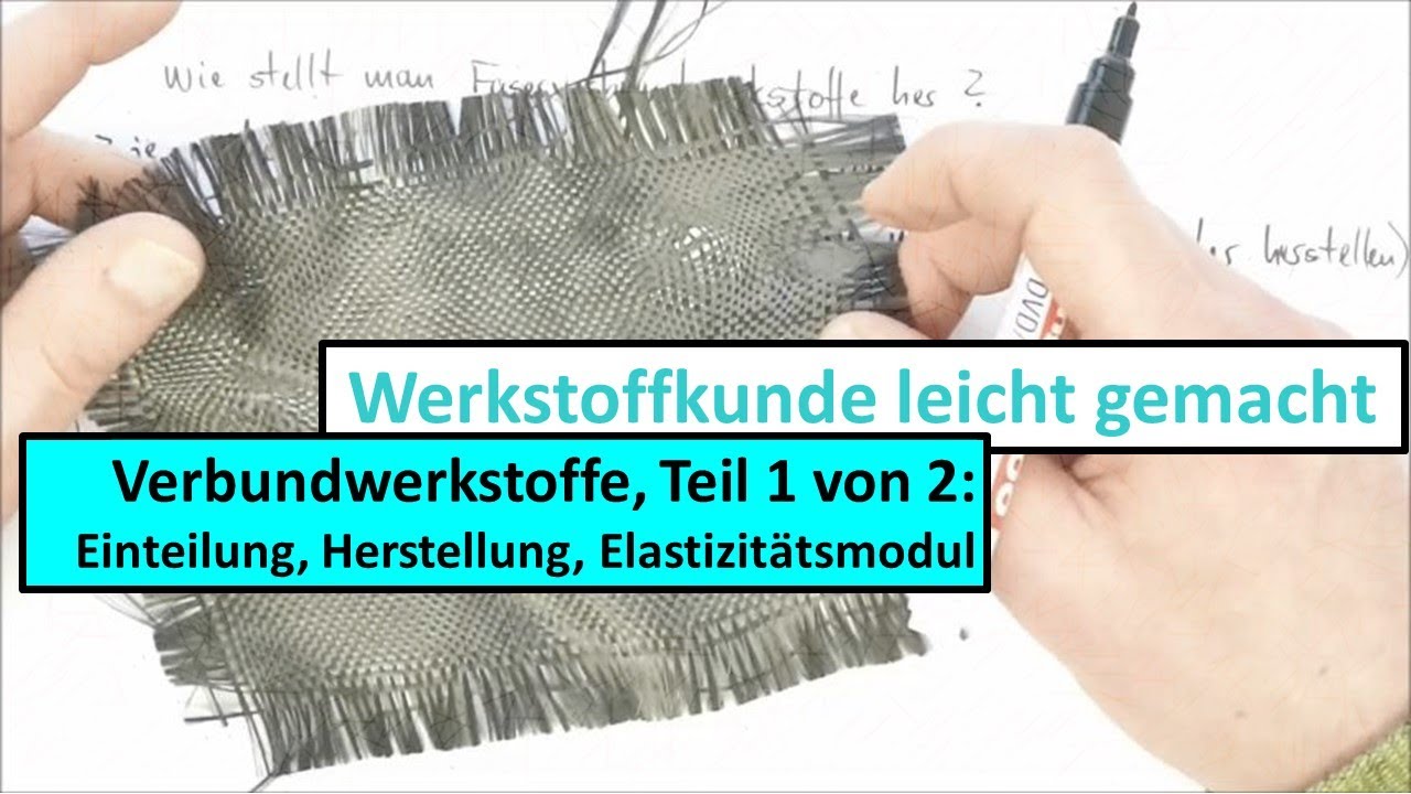 Verbundwerkstoffe, Teil 1 von 2: Einteilung, Herstellung (CFK, GFK) und ...