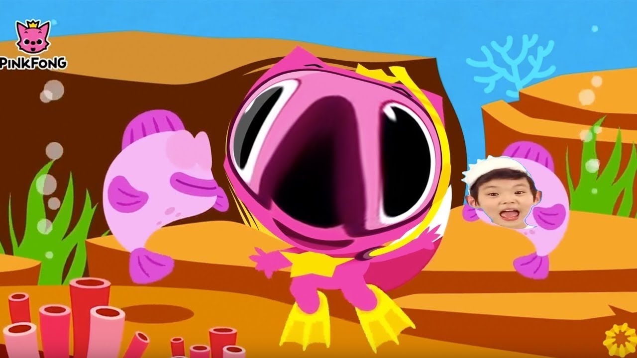 Baby Shark but every "shark" changes the effect and speed of the video ...