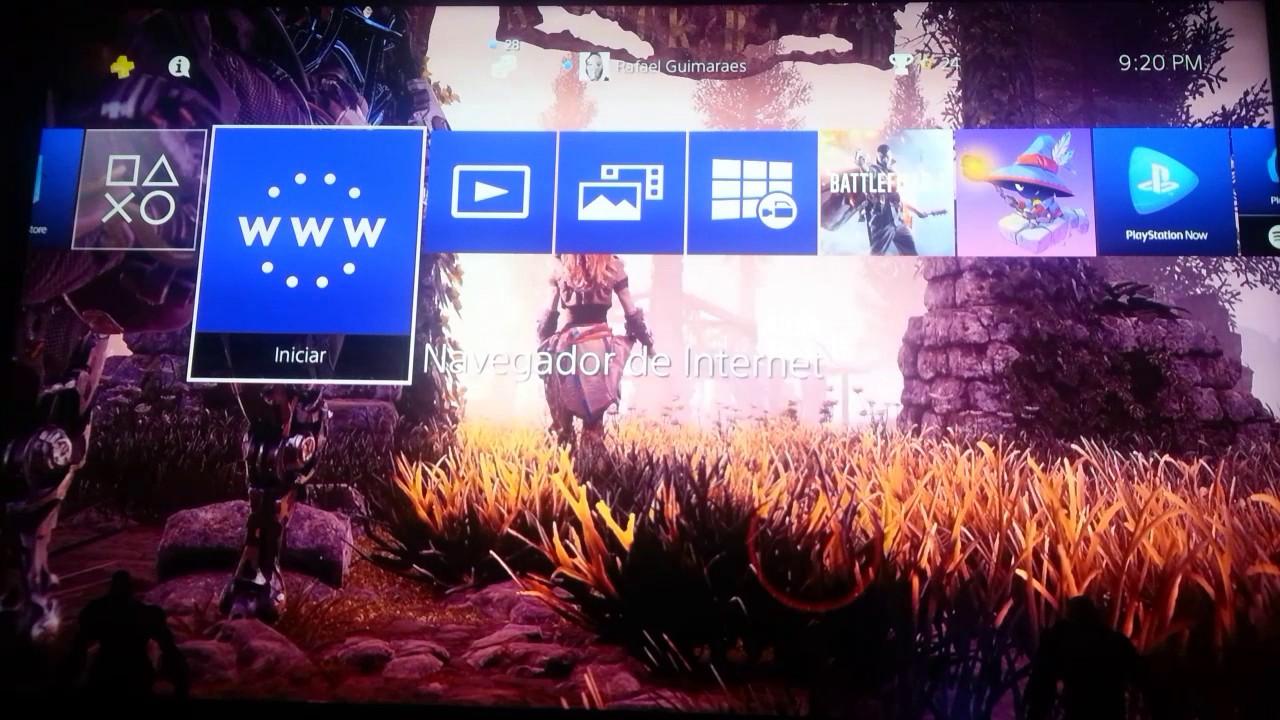 colocando papel de parede de forma rápida e prática no PS4 - YouTube