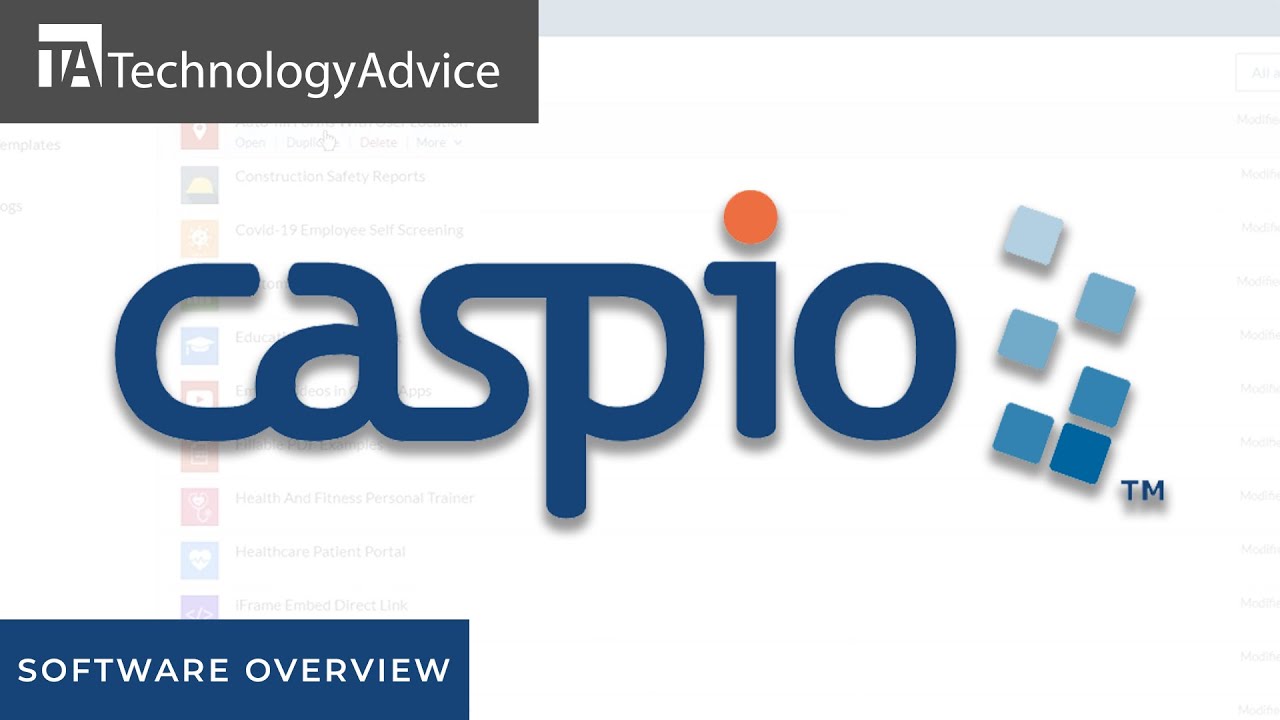 Caspio Overview - Top Features, Pros & Cons, and Alternatives - YouTube