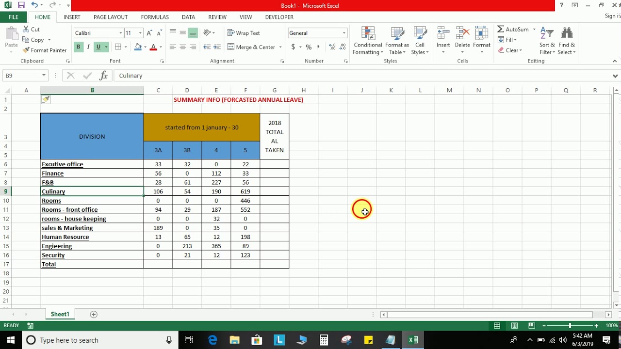 ANNUAL LEAVE FORM EXCEL SHEET YouTube ANNUAL LEAVE FORM EXCEL SHEET YouTube