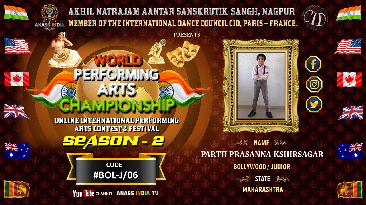 PARTH KSHIRSAGAR (MAHARASHTRA) CODE #BOL-J/06, ANASS INDIA. - YouTube