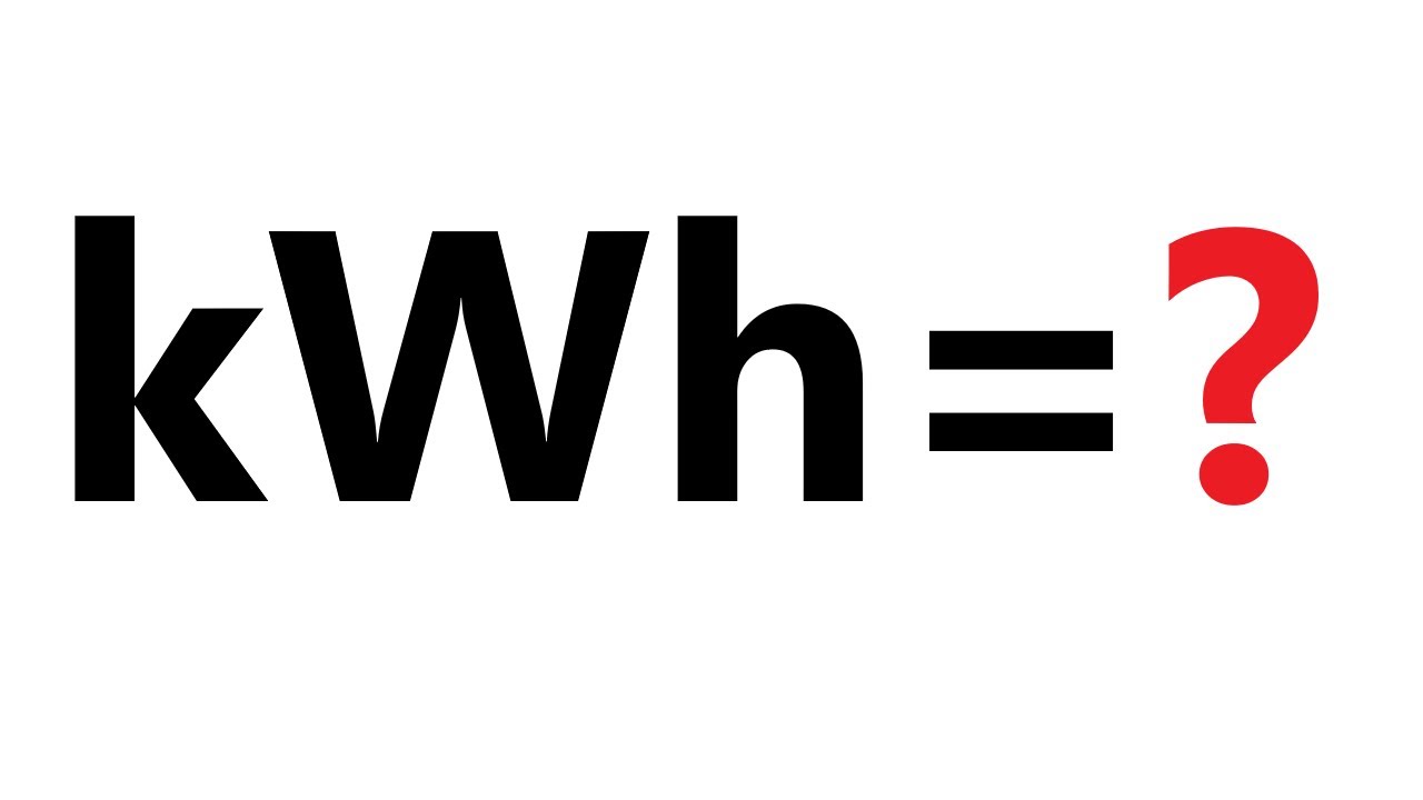 A Level Physics: What is the kWh? - YouTube