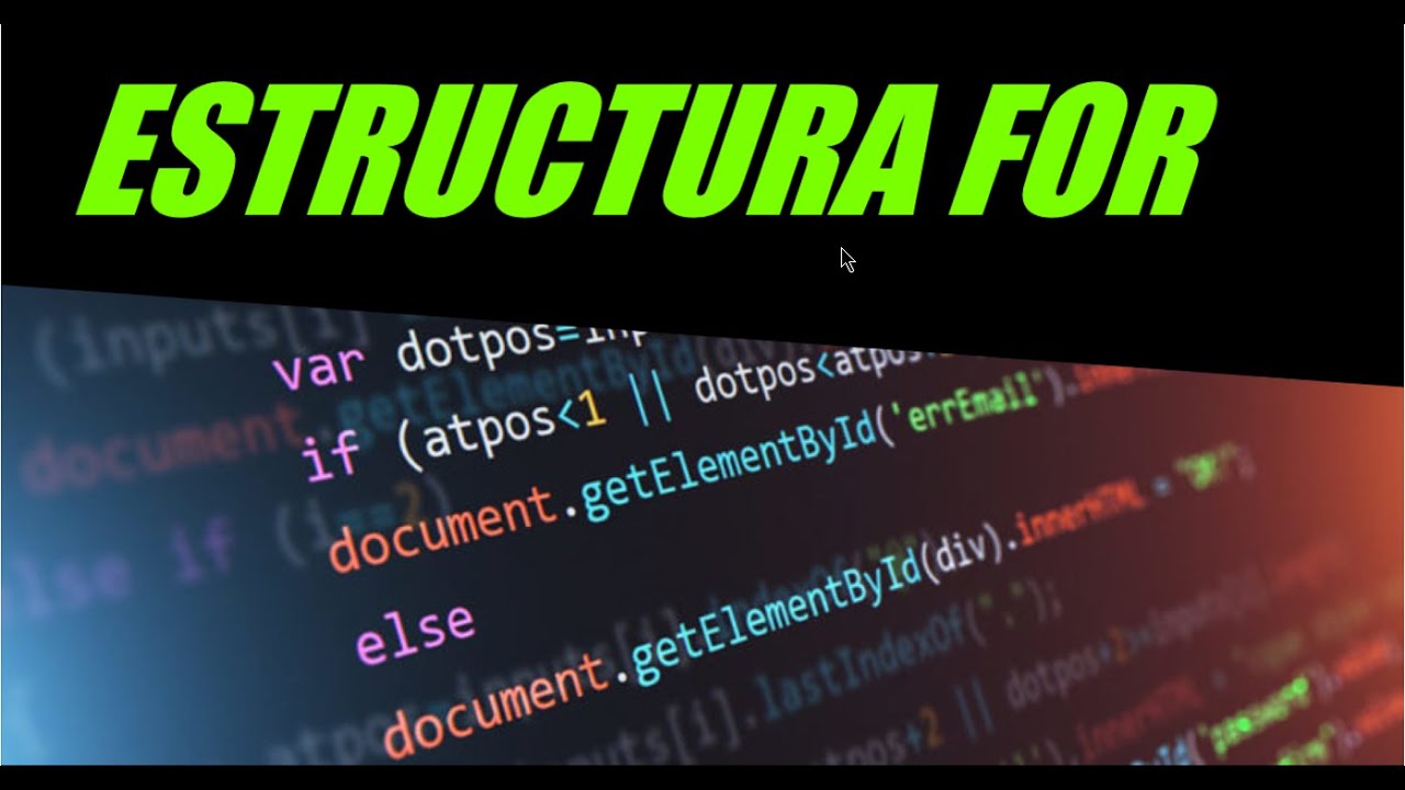 Clase1 FOR Programacion - YouTube
