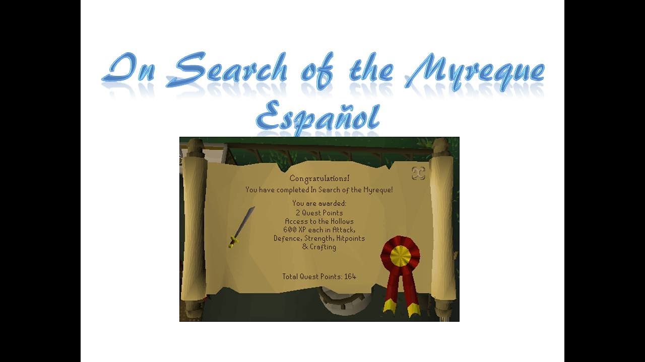 In Search Of The Myreque OSRS Español - YouTube