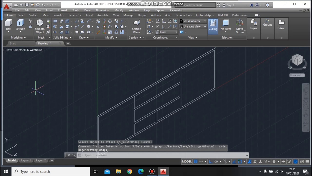 3B - UAS DESAIN PRODUK - Membuat Meja TV Sederhana Menggunakan AutoCad ...