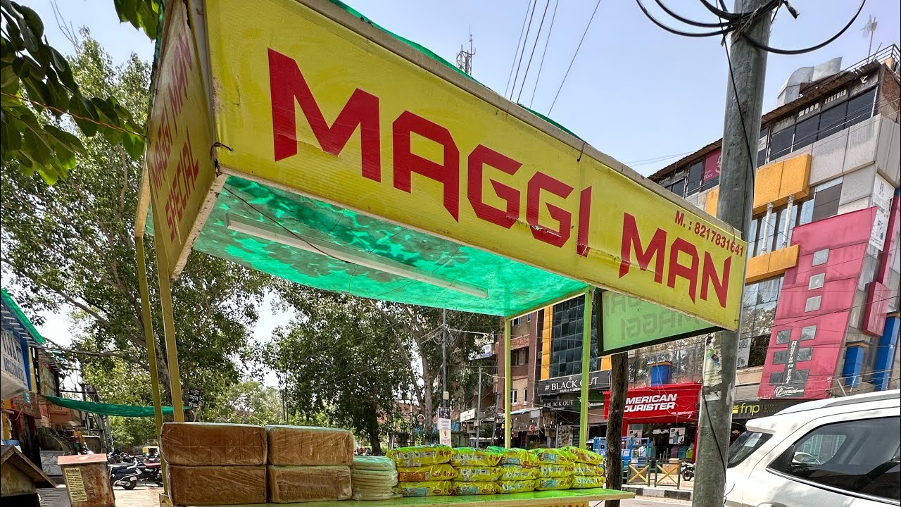 Maggi Man Making Different Types Of Maggi | Street Food Of India ...